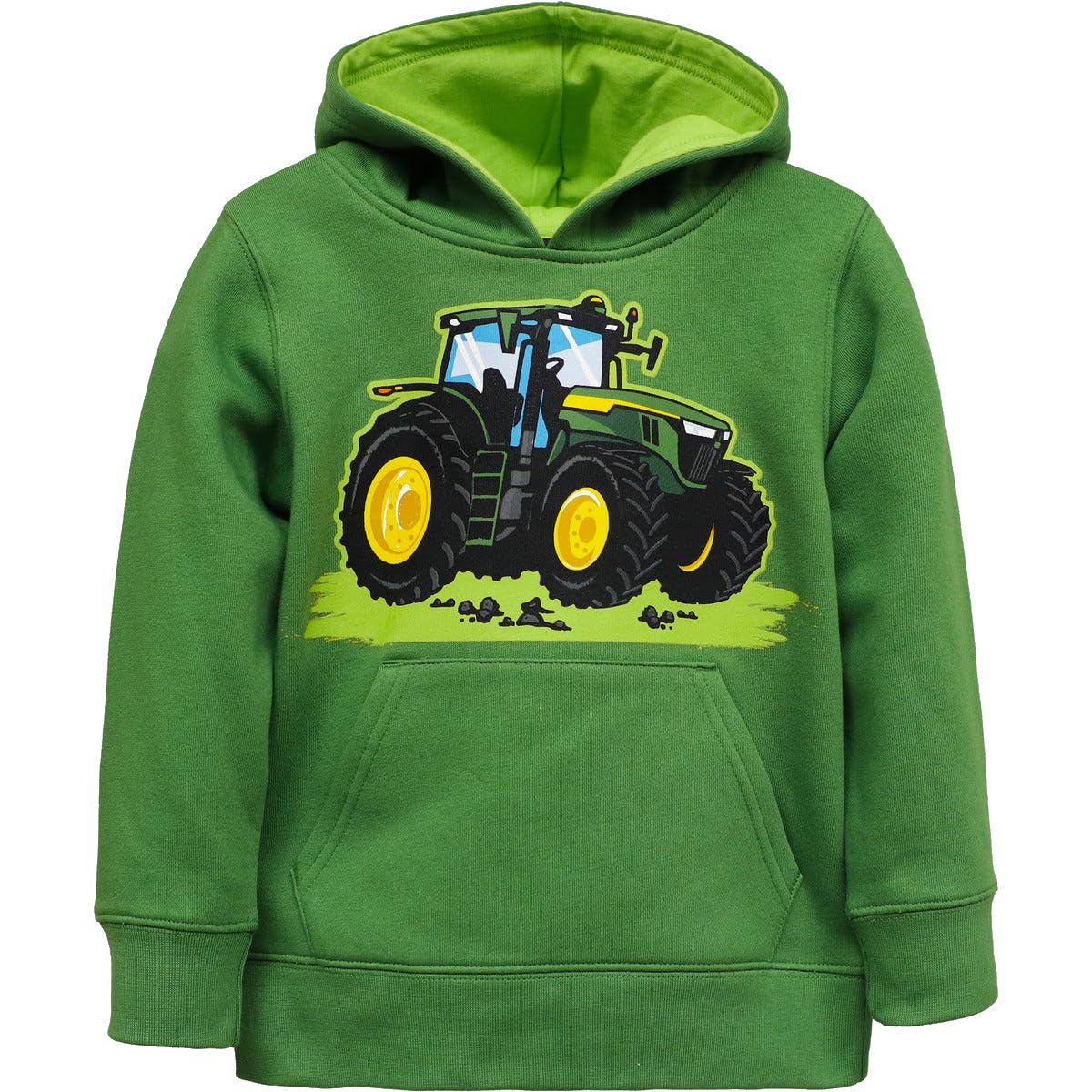 John Deere Green Tractor Hoodie Sweatshirt Sizes 2T 3T 4T (as1, age, 4_years, 4T)