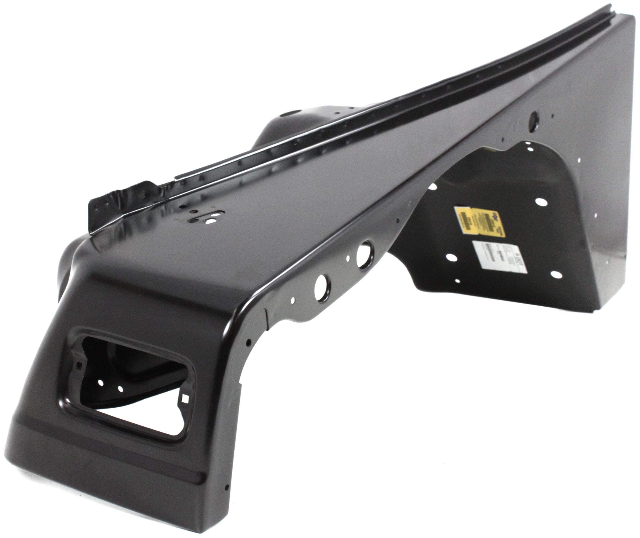 Evan-Fischer Front Fender Set of 2 Compatible With 1997-2006 Jeep Wrangler Primed Steel Driver and Passenger Side
