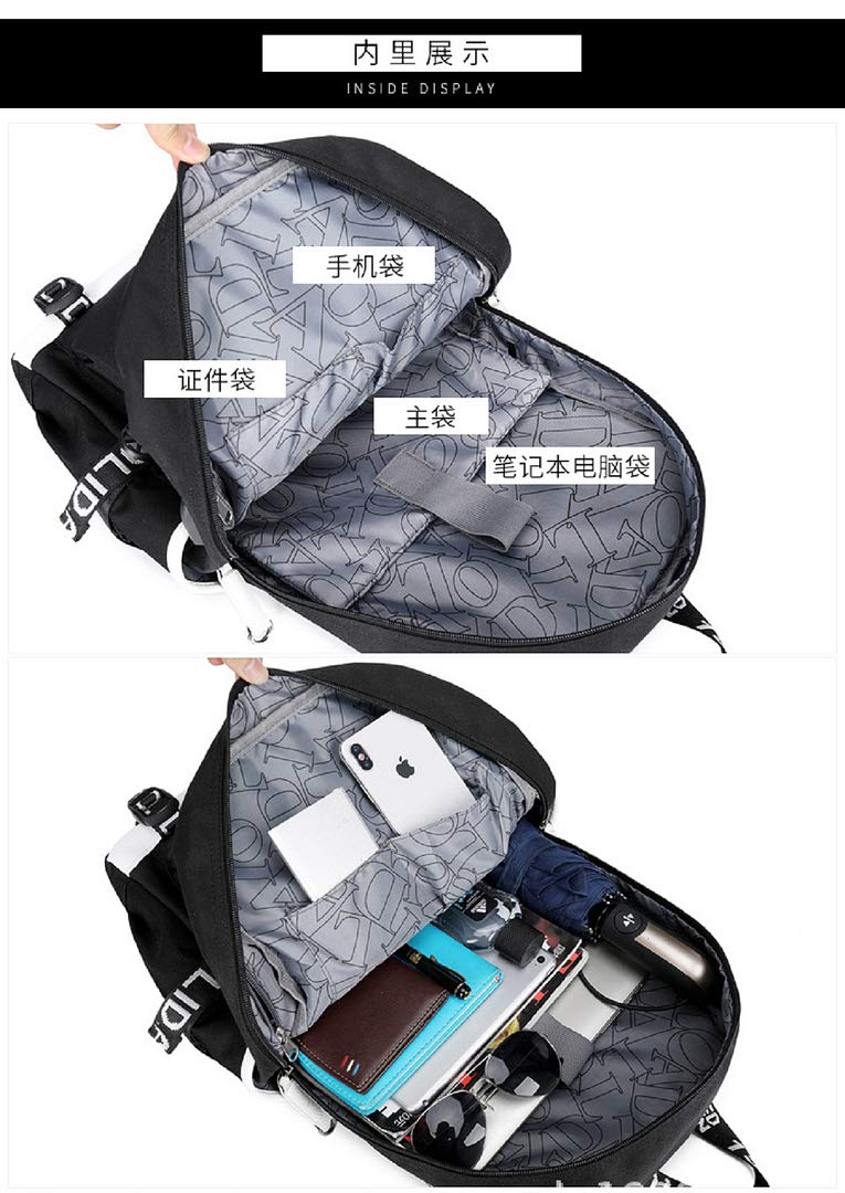 GO2COSY Anime Kamado Nezuko Backpack Daypack Student Bag School Bag Bookbag Shoulder Bag D4