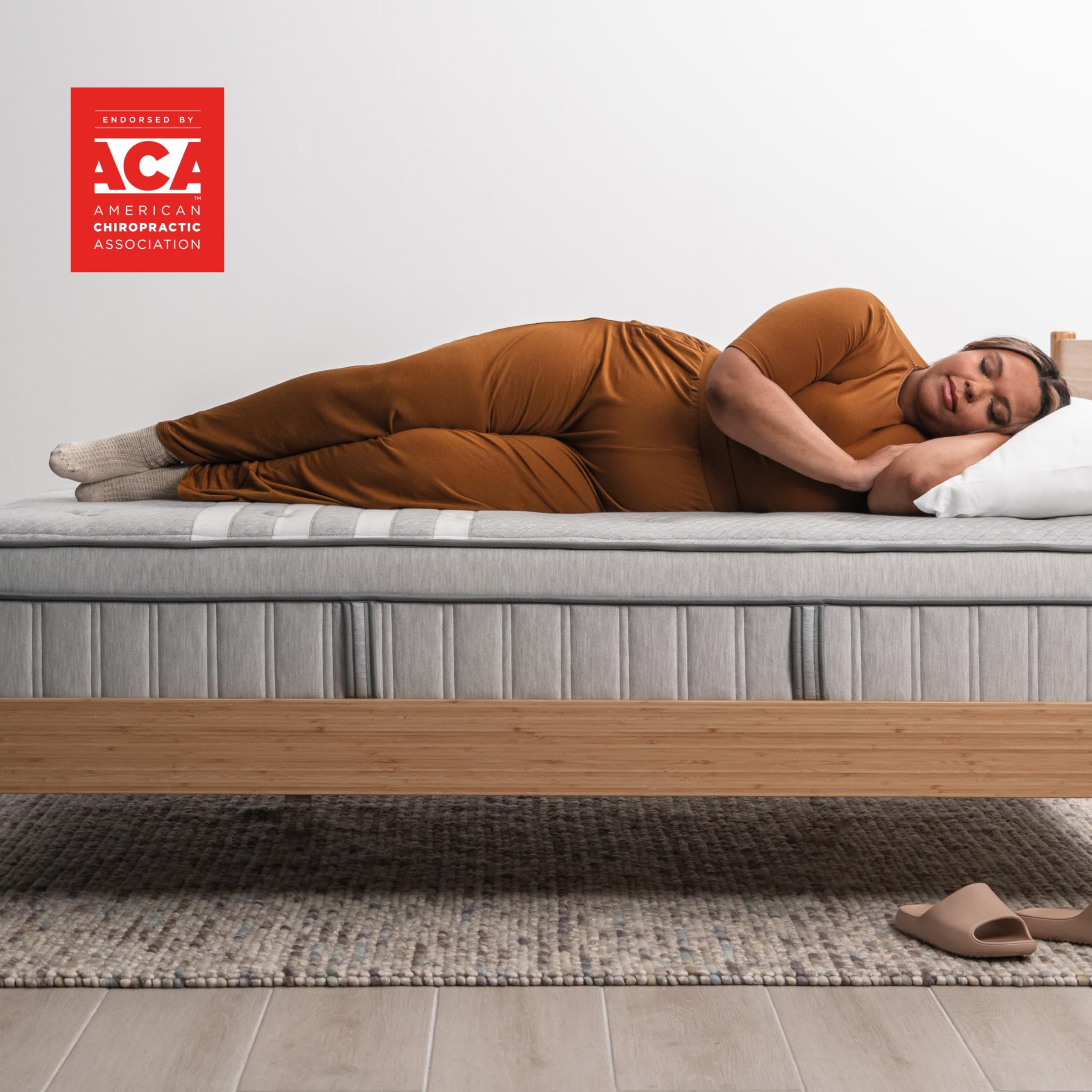 Leesa King Size Plus Hybrid Mattress, Medium Firm Firmness, Engineered for Plus Sized Sleepers, 13", CertiPUR-US Certified, 100-Night Trial