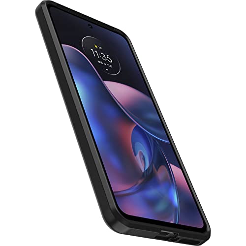 OtterBox Motorola Edge (2022 ONLY) Prefix Series Case - BLACK , ultra-thin, pocket-friendly, raised edges protect camera & screen, wireless charging compatible