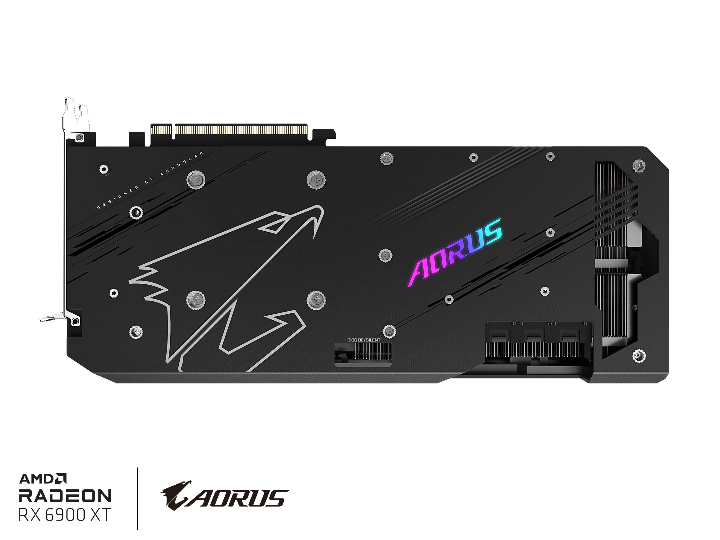 Gigabyte AORUS Radeon RX 6900 XT Master 16G Graphics Card, MAX-Covered Cooling, 16GB 256-bit GDDR6, GV-R69XTAORUS M-16GD Video Card