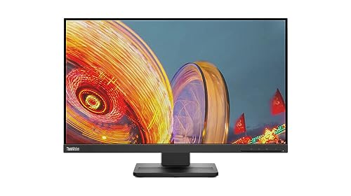 Lenovo ThinkVision E24q-20 23.8" Monitor 2560 x 1440 IPS 75Hz 4ms 300 nits (Renewed)