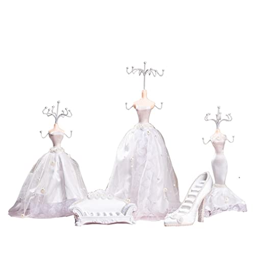 LDCHNH European-style Jewelry Storage Jewelry Rack Princess Earrings Display Rack Home Decoration
