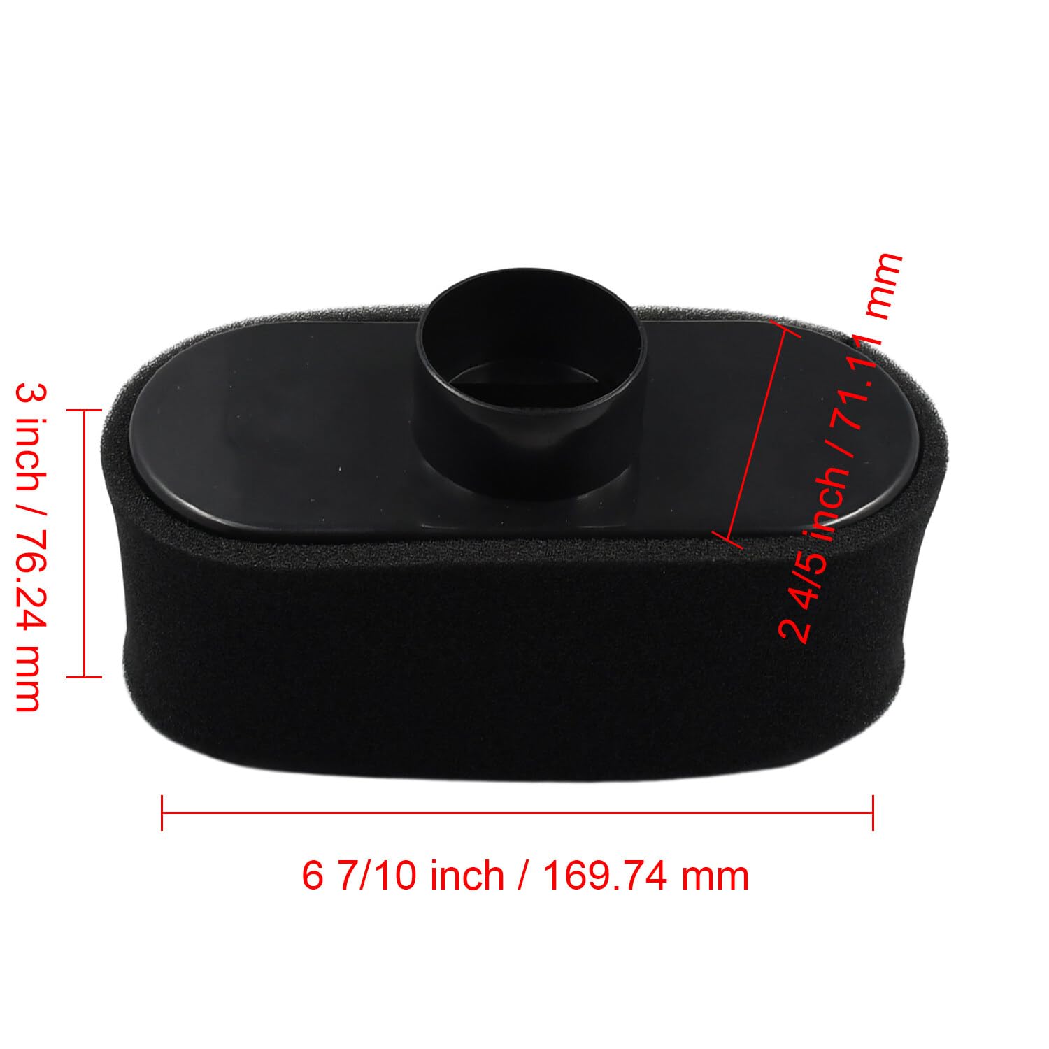 Molloparts Air Filter + Pre Filter 063-2097-00 Compatible with Bad Boy ZT CZT MZ Mowers Compatible with Kawasaki Engine FR651V, FR691V, FR730V, FS481V-FS691V, FS730V, FX600V