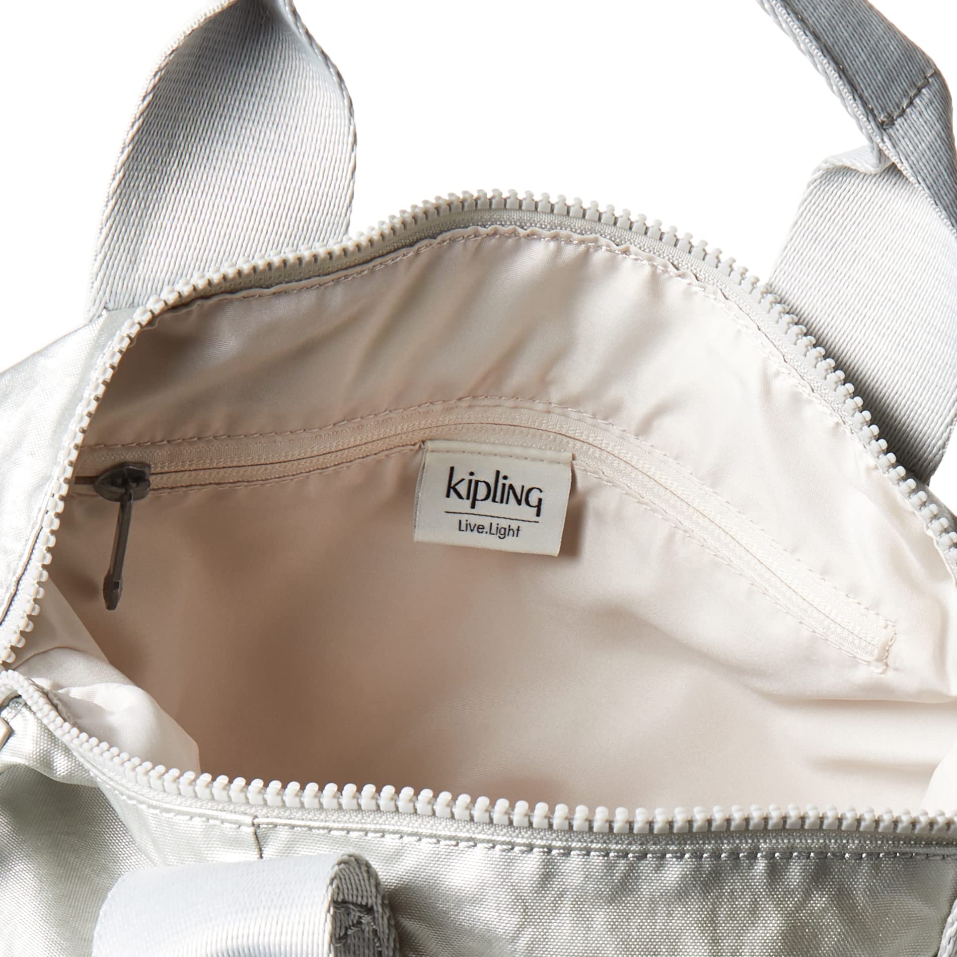 Kipling Womens Kala Mini Handbag, Bright Metallic, 14.5 L X 8.75 H X 5.5 D US