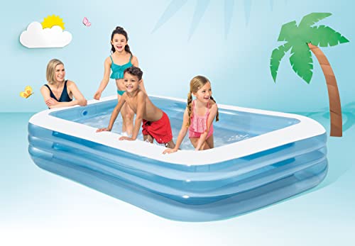 Intex Swim Center Family Inflatable Pool, 120" X 72" X 22", for Ages 6+