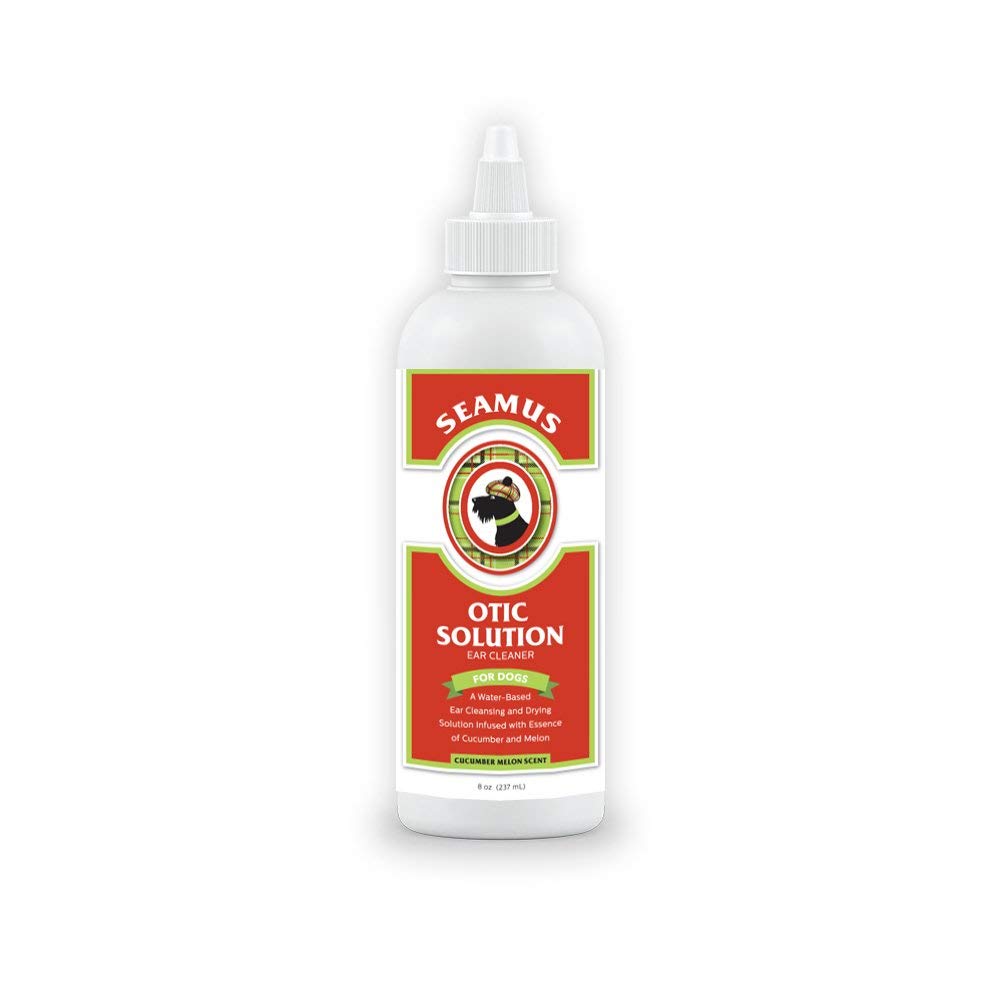 Seamus Otic Ear Solution - Best Ear Cleaner for Dogs, Professionally Formulated for Itch, Debris and Smell, Infused with Essence of Cucumber, Melon, Aloe Vera and Oatmeal Extract