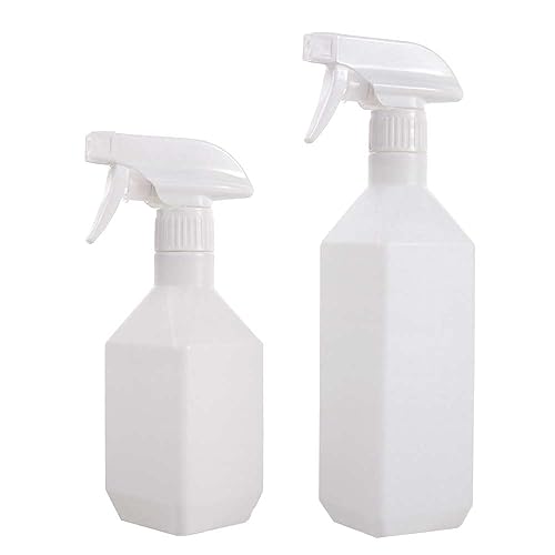 Leadigol 2 PCS Spray Bottle, 300ml/500ml Watering Can Liquid Sprayer Gardening Watering Spray Bottles Refillable Empty Spray Bottle for Cleaning Hair Plants