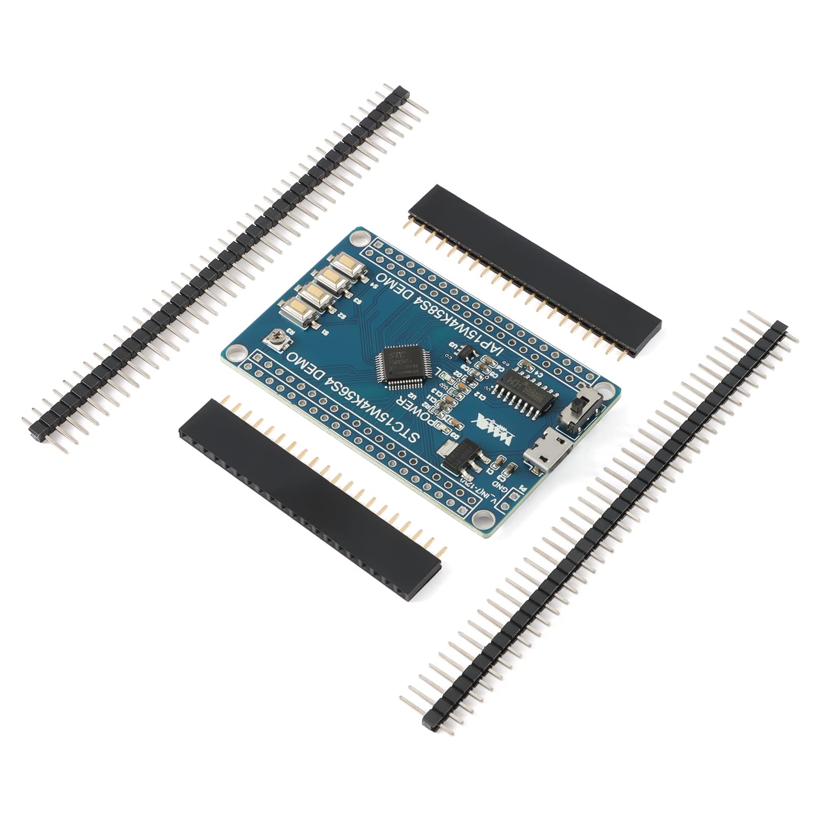JESSINIE STC15W4K56S4 Core Board 51 Single Chip Microcomputer System Board STC15 Microcontrollers 1T Cycle Support Serial Port UART
