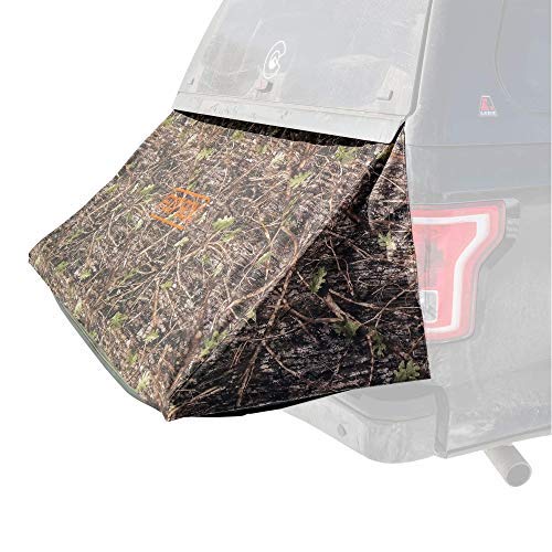 Footbox - A Truck Tent for Camping That extends The Bed of a Truck with a Topper (Black, Mid-Size)