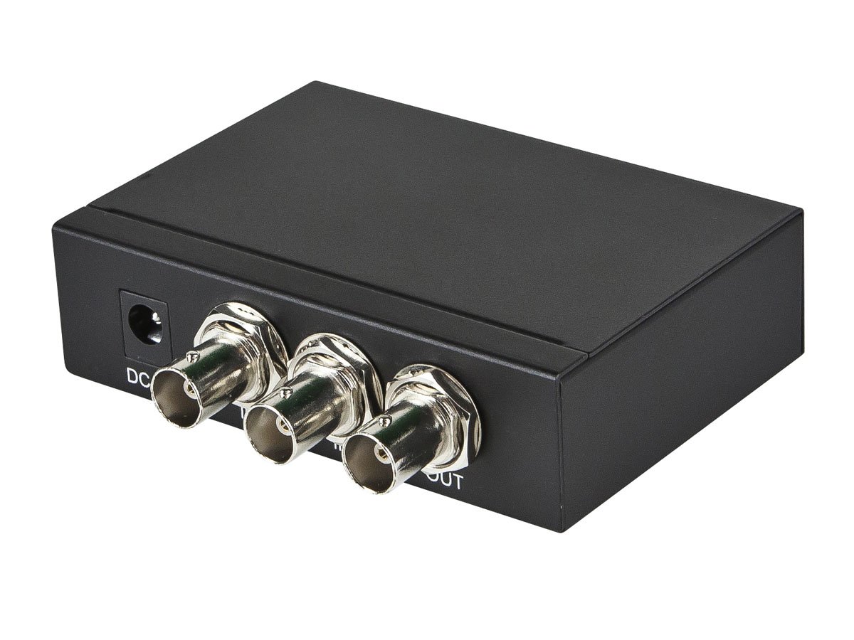 Monoprice 3G SDI 2x1 Switch - (110319) & HD-SDI RG6 BNC Cable - 3 Feet - Black | for Use in HD-Serial Digital Video Transfer, Mobile Apps, HDTV Upgrades, Broadband Facilities - Viper Series