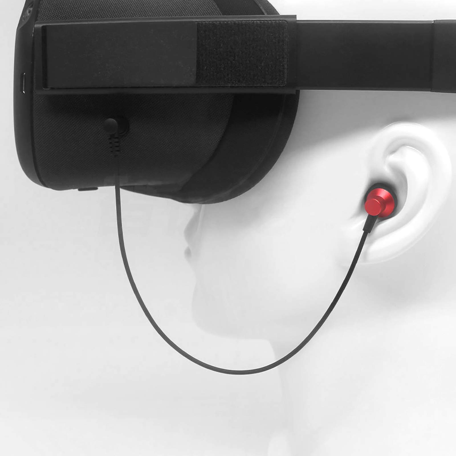 Generic In-ear Earbuds Separation Stereo Wired Earphones for Oculus Quest VR Headset Accessories (Left+Right)