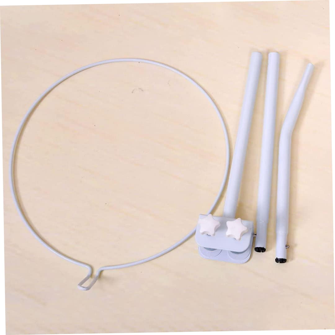 Mosquito Net Stand Baby Mosquito Net Metal Adjustable Mosquito Net Stand Holder Mosquito Net Stand Holder Set for Baby Crib Cot Bed Clip-on Bracket Mosquito Net Accessories