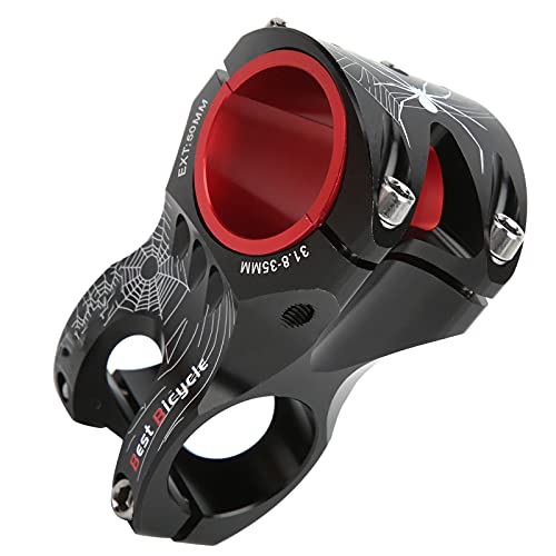 Fixed Bike Bar Stem, Durable High Strength Integrated Bike Short Handlebar Stem Riser for Road Bikes for Fixed Gear Bikes for Mountain Bikes