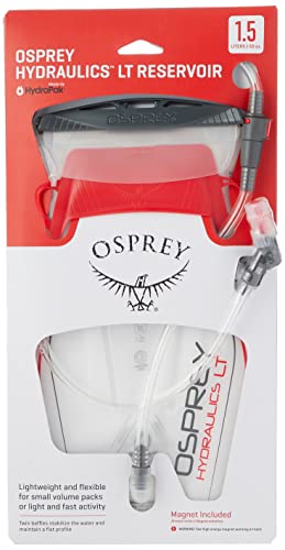 Osprey Daylite Daypack, Multi, O/S & Hydraulics LT Lightweight Water Reservoir/Hydration Bladder (1.5-2.5 Liters) Red