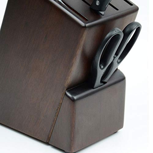 JHHDP Walnut Knife Holder, Kitchen Knife Holder, Home Storage Rack, Knife Holder, Kitchen Supplies, Solid Wood Knife Holder