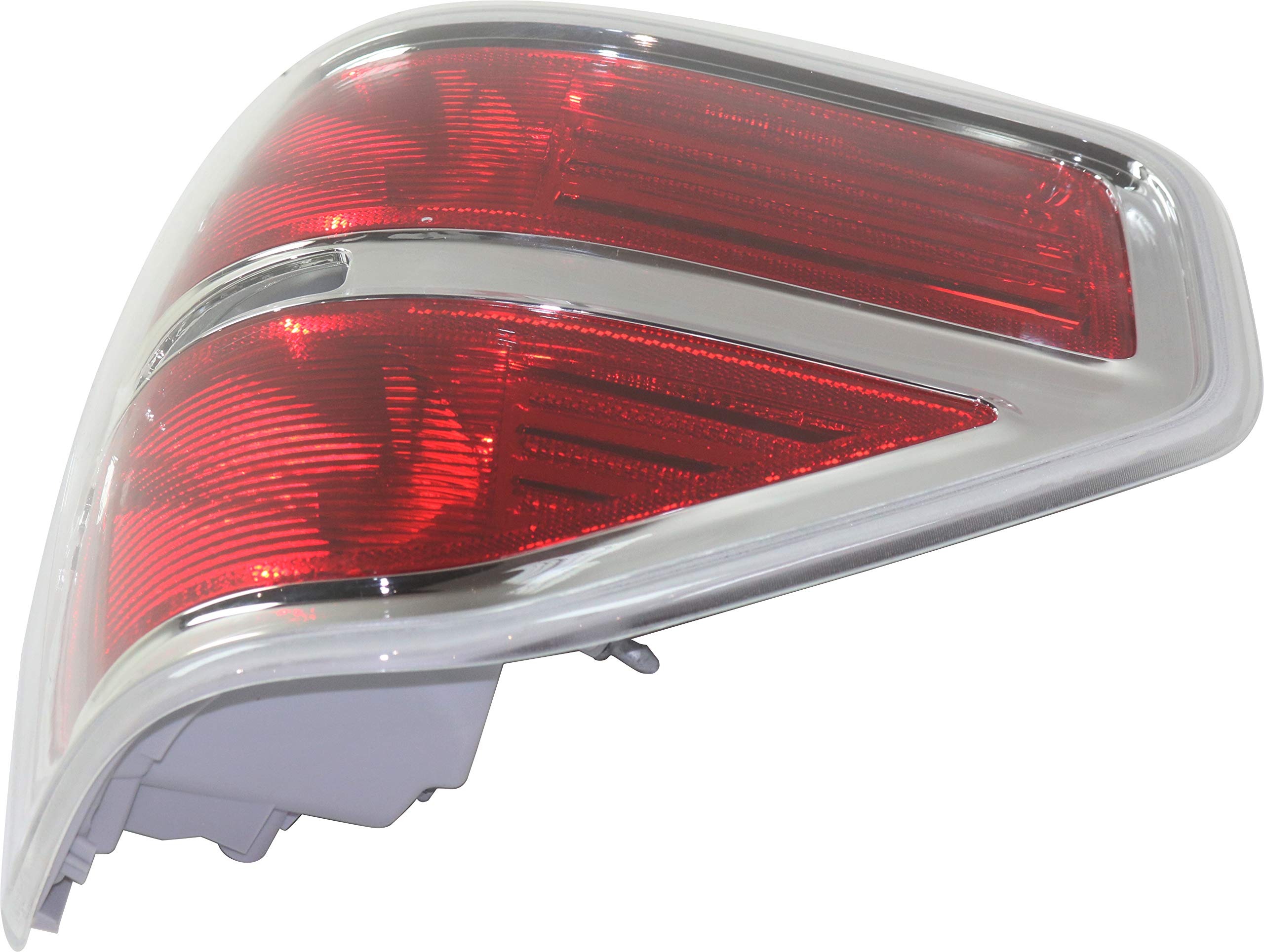 Evan Fischer NHTSA/DOT Compliant Tail Light Lens and Housing Compatible with 2009-2014 Ford F-150 Styleside Chrome trim Passenger Side - FO2819143, BL3Z13404B