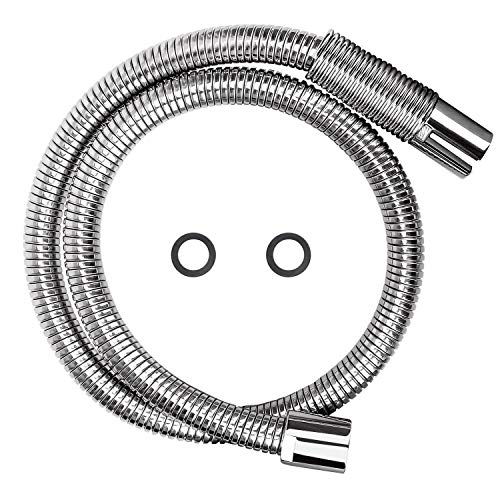 KWODE Pre-rinse Hose 38 Inch Flexible Stainless Replacement Hose for All Brand Commercial Kitchen Sink Faucet with 7/8”-20NPT Female Thread (96CM/38”)