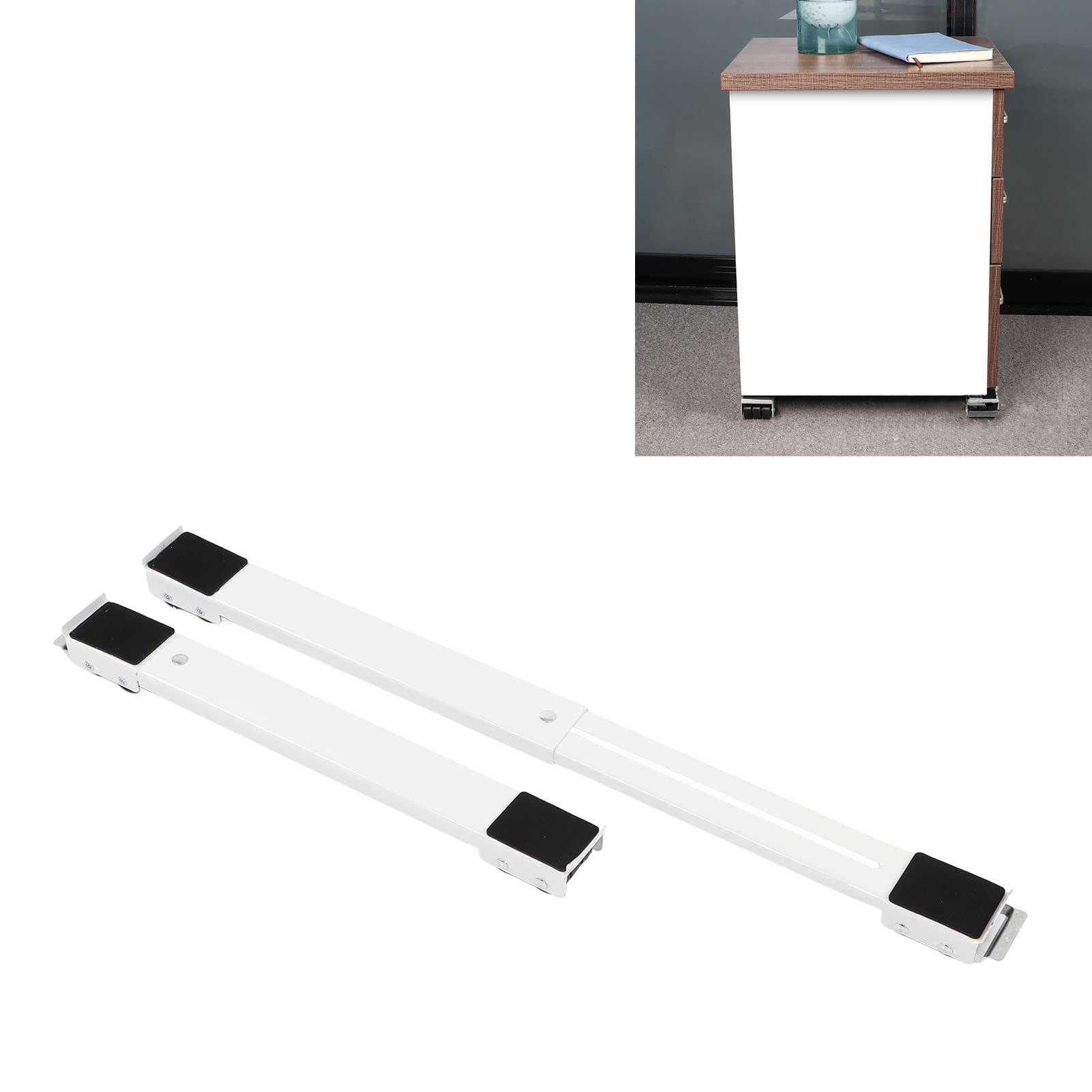 Extendable Appliance Roller Water Dispenser Brackets Refrigerator Stand Dryer Rack Machine Rack Bearing Mobile Roller Load Bearing Washing Machine Pair 150Kg Adjustment Utensil