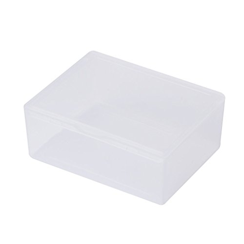 MEELYHOME Rectangular Clear Storage Box Jewelry Beads Collection Container Organiz Clear Storage Boxes With Lids
