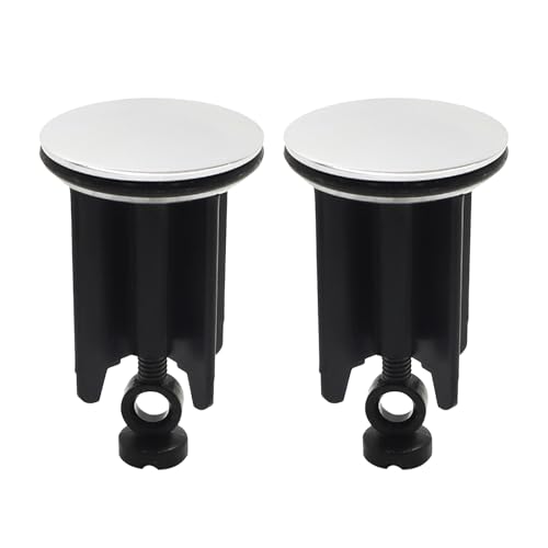 MEELYHOME Sink Plug Pack of 2 Drain Plugs Sink Bathtub Plug Height Adjustable Drain Plug with Seal for Kitchen