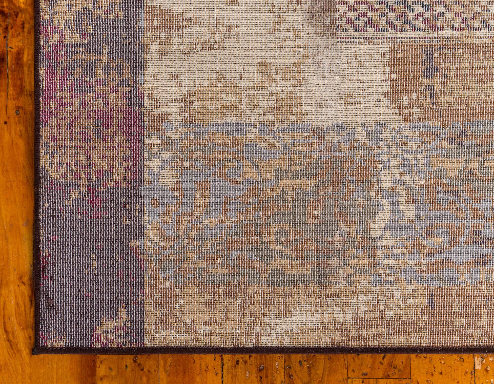 Unique Loom Barista Collection Area Rug - Arusha (2' 2" x 3' 1" Rectangle, Beige/ Black)