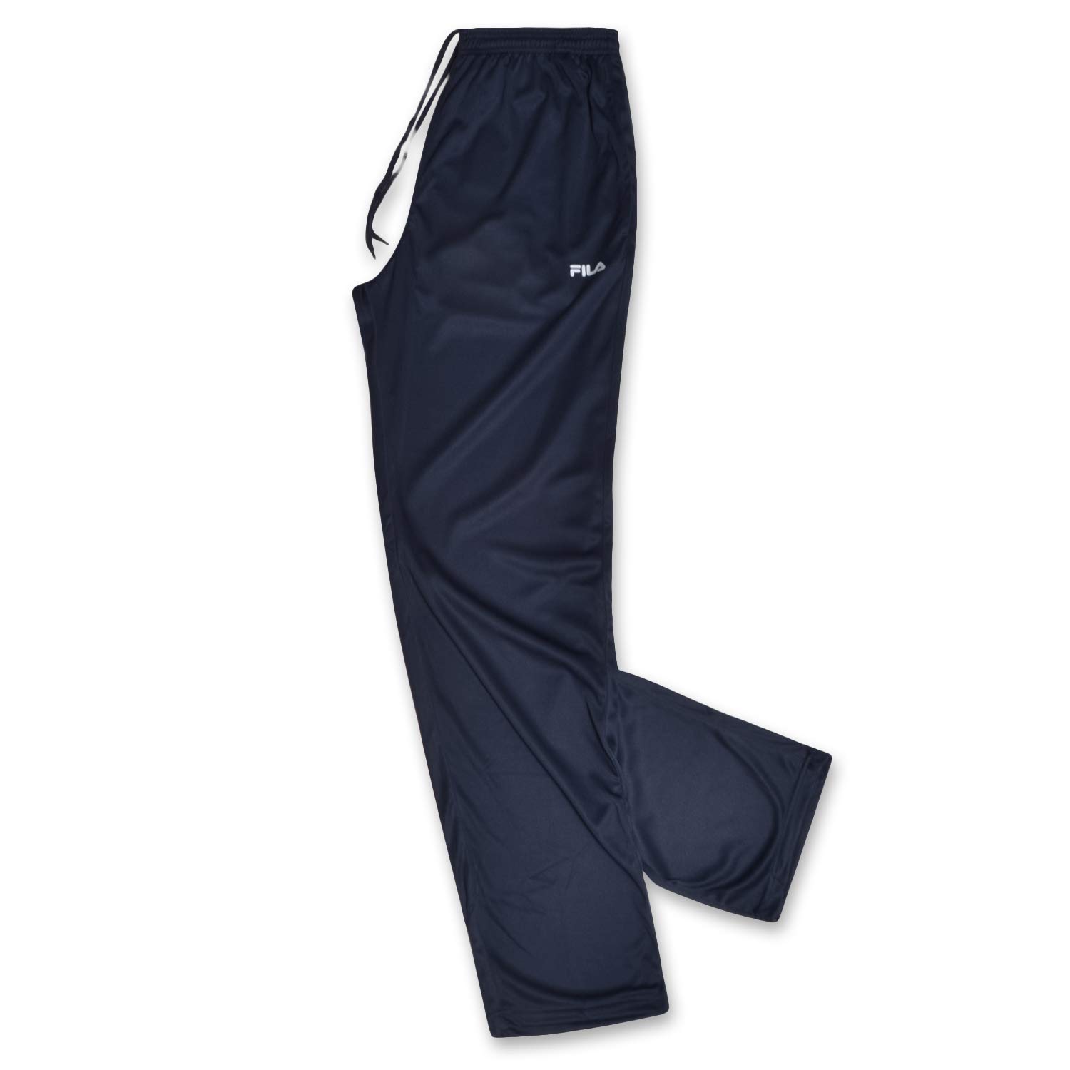 Fila Big and Tall Open Bottom Track Pants β Lightweight Performance Track Pants Navy