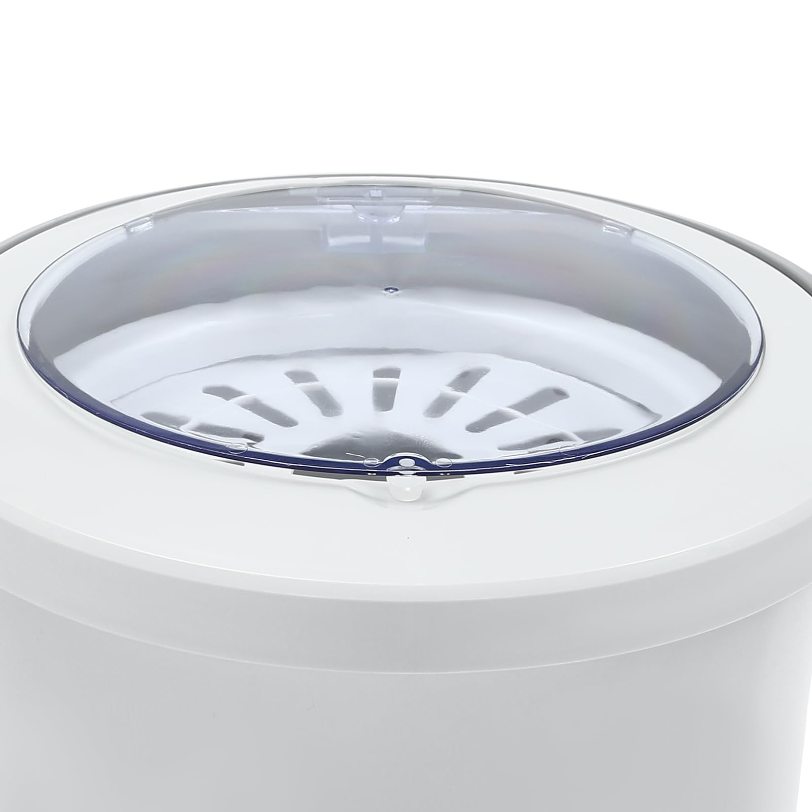 Manual Clothes Dryer Spinner, Portable Non electric Manual Clothes Spinner Laundry Dryer Machines for Camping, Traveling, Hotel, RV, Apartment (White)