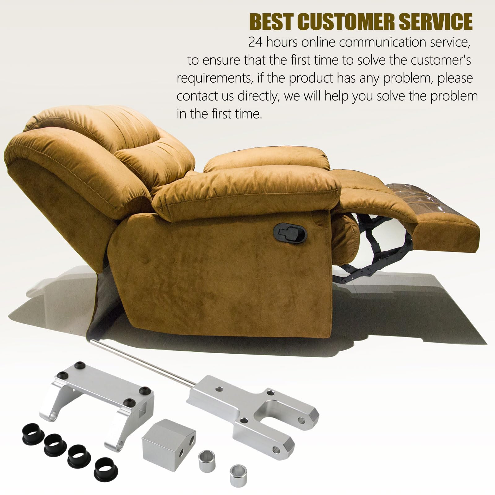 Tesmirror Metal Toggle Drive Connector and Metal Drive Toggle and Clevis Mount Power Recliners,Fits for La-Z-Boy/Lazyboy Power Recliners,Fits All L-Z-Boy Power Recliners