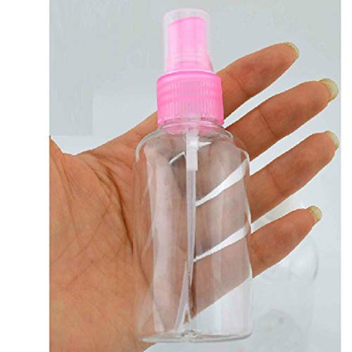 LEUYA Glass Dispenser 3pcs Fine Mist Sprayer Bottles Refillable Empty Small Spray Bottles Container Makeup Cosmetic Atomizers for Hand Cleaning Essential Oils Travel Perfumes Glass Waterbottle