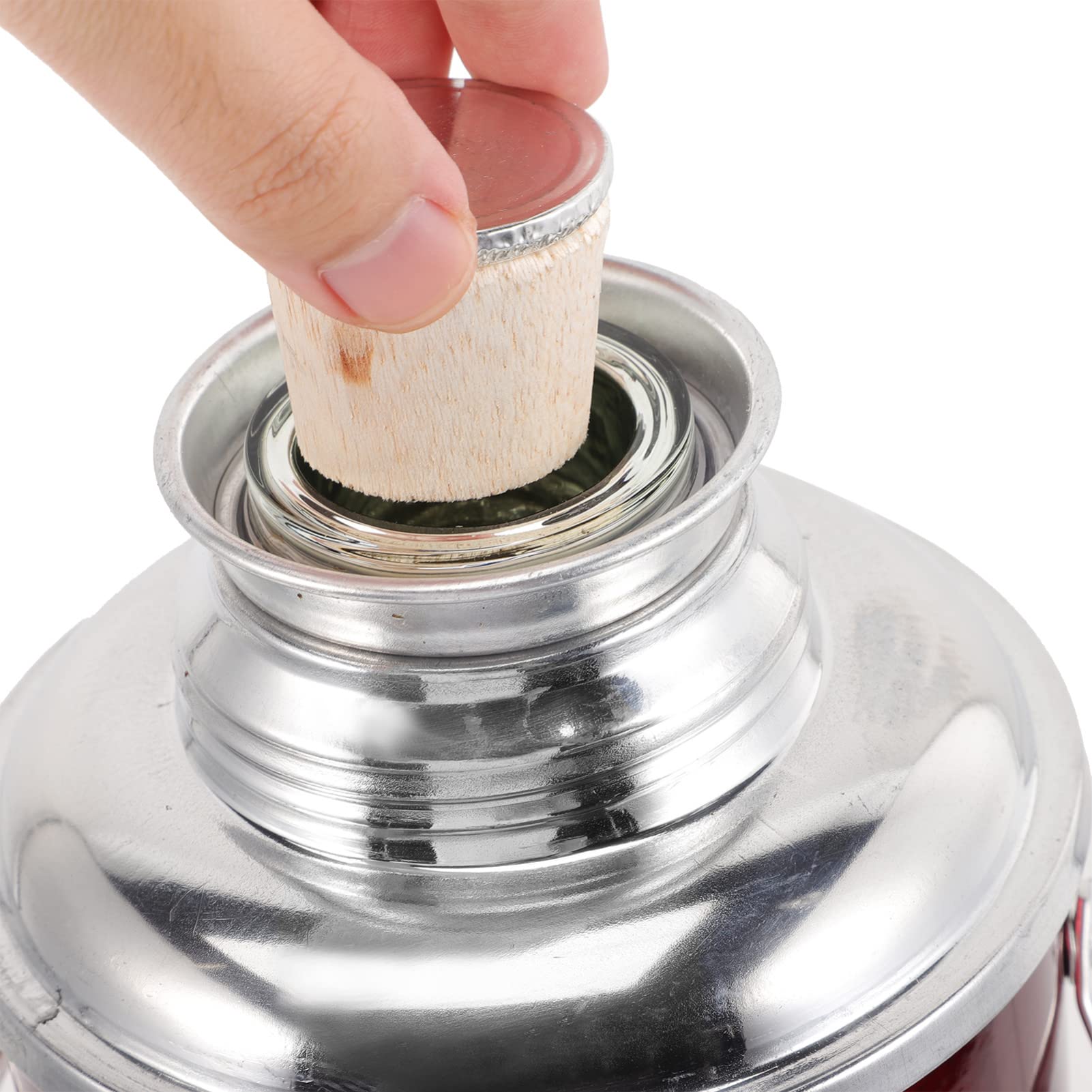Housoutil Insulated Stainless Steel Water Bottle Chinese Traditional Flask Double Walled Travel Mug Vacuum Coffee Cup Keeps Hot and Cold Leakproof Lids