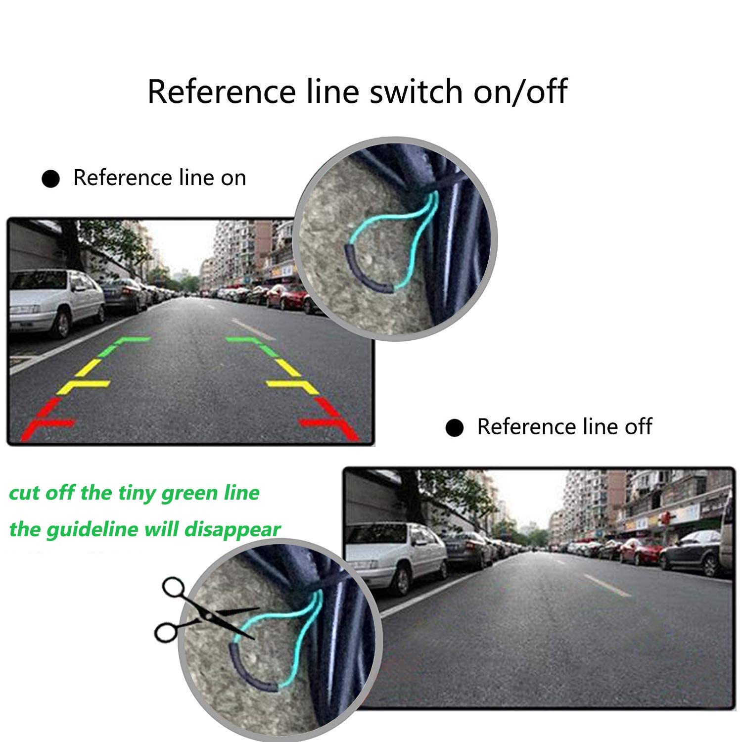 EWAY 3rd Third Brake Light Backup Camera for Mercedes Benz Sprinter Volkswagen VW Crafter Vans 2007-2019 Roof Mount Reversing Camera for Top Rear Brake Light 8 IR Light Night Vision Rearview Camera