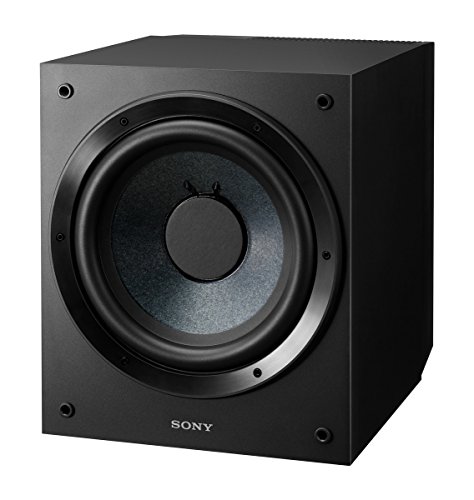Sony STRDH590 5.2 Channel Surround Sound Home Theater Receiver: 4K HDR AV Receiver with Bluetooth,Black & SSCS3 3-Way Floor-Standing Speaker (Single) - Black & SACS9 10-Inch Active Subwoofer,Black