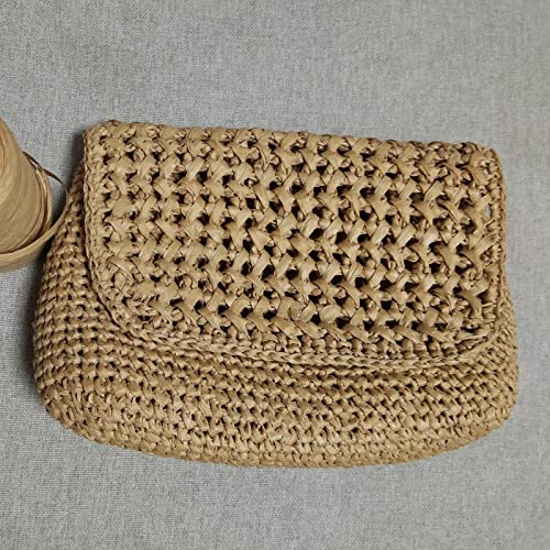 Raffia Ribbon for Gift Wrapping - Cuttte 218 Yards Raffia Yarn for Crocheting, Raffia Paper Ribbons for Craft, Packing Paper Twine Ribbon 1/4 Inch Width (Kraft)