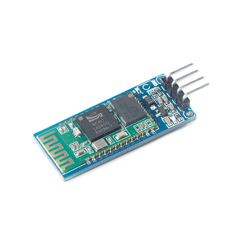 JESSINIE 2Pcs HC-06 Wireless Bluetooth Module 2.4GHz Bluetooth Serial RF Transceiver Module 3.0~3.6V BT Serial Adapter Smart Home for Arduino