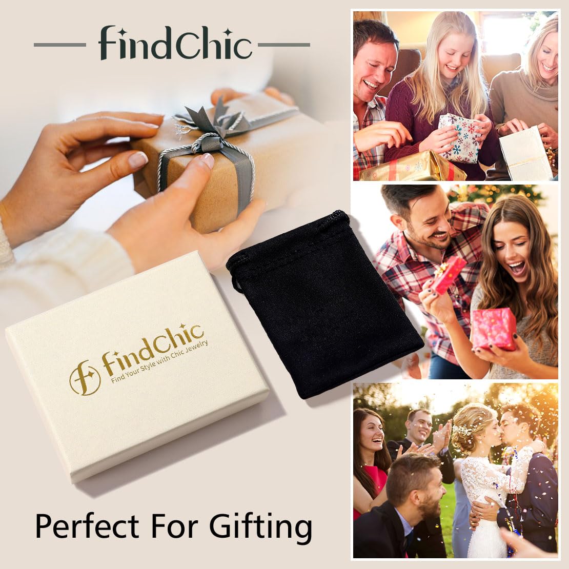 FindChic Initial Ring Chunky Gold Rings That Don't Tarnish Statement Ring for Women Cute Letter A Adjustable Open Rings for Women 18K Gold Plated Stacking Name Ring Size 6 7 8 9 Jewelry