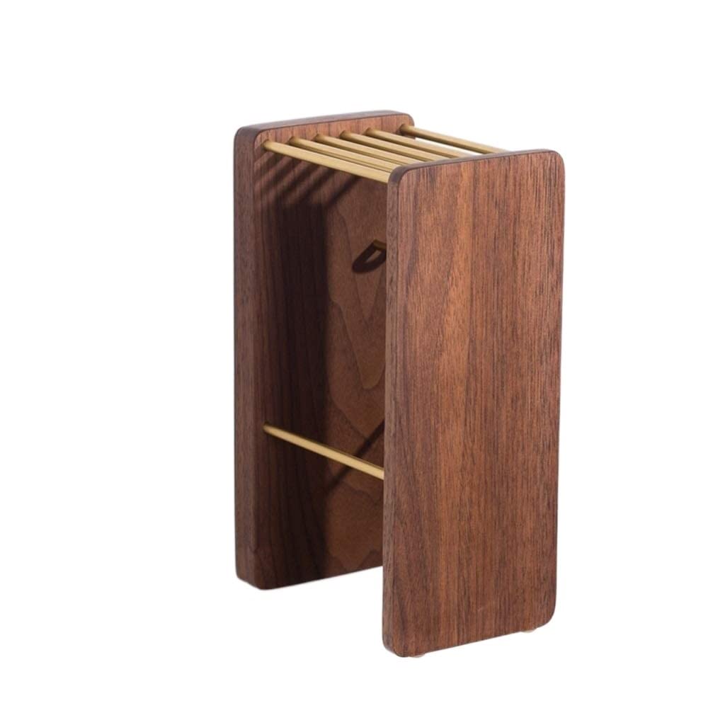 Knife Block Black Walnut Knife Block Wall Mount Knife Holder Large Capacity Knife Organizer Block And Storage Knife Rack Knife Holder Knife Storage