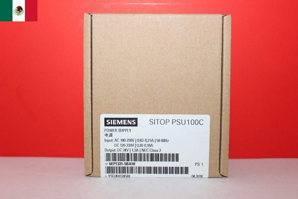 Siemens Sitop 6EP1331-5BA10 Dc Power Supply, 24Vdc, 1.3A, 50/60Hz