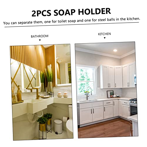 FUOYLOO 1PC soap Holder soap Drainer Tray soap Drainage Tray clawfoot tub Planter Cow soap Dispenser Sink soap Dish Tray Ceramic Succulent Planter Mini Drain Tray Travel Vinyl Elevator