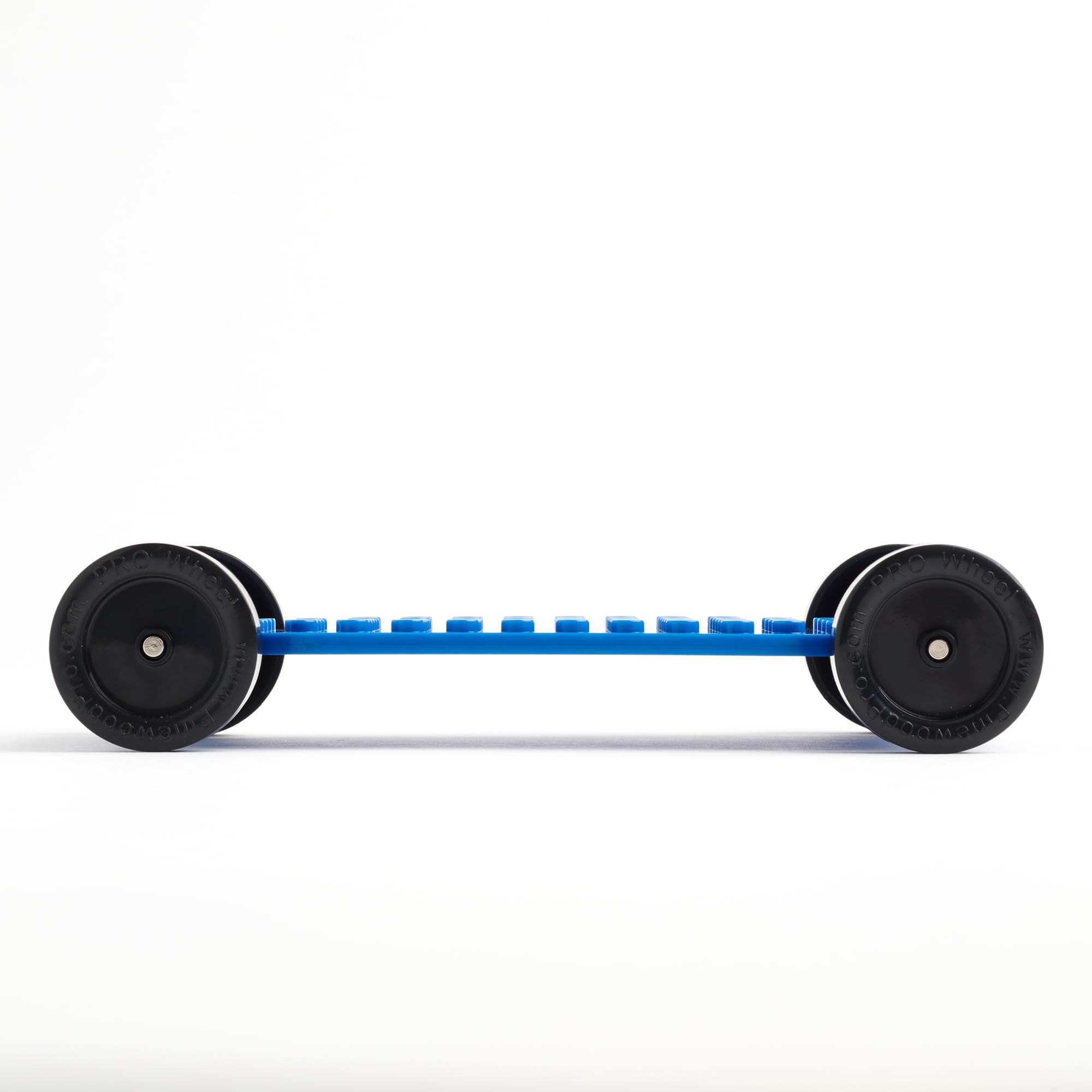 Pinewood Pro Brick Derby™ Car Chassis | Create a Customized car with Lego® Bricks to Race on Pinewood Derby Tracks | Fully Assembled and Ready to Race from Engineered for Speed