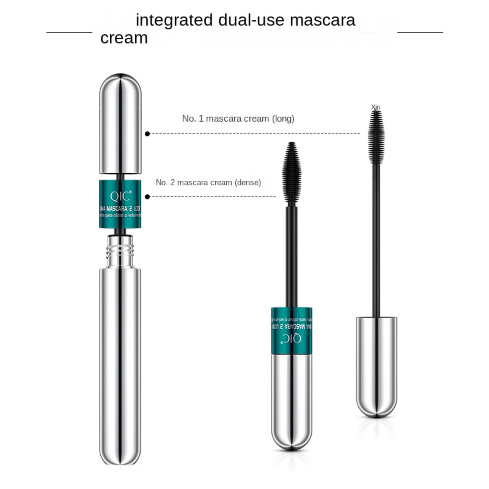 JKMXBX lash cosmetics mascara waterproof, Lasting 4d Lash for Vibely 5x Longer, Beauty Charming Eye Make Up