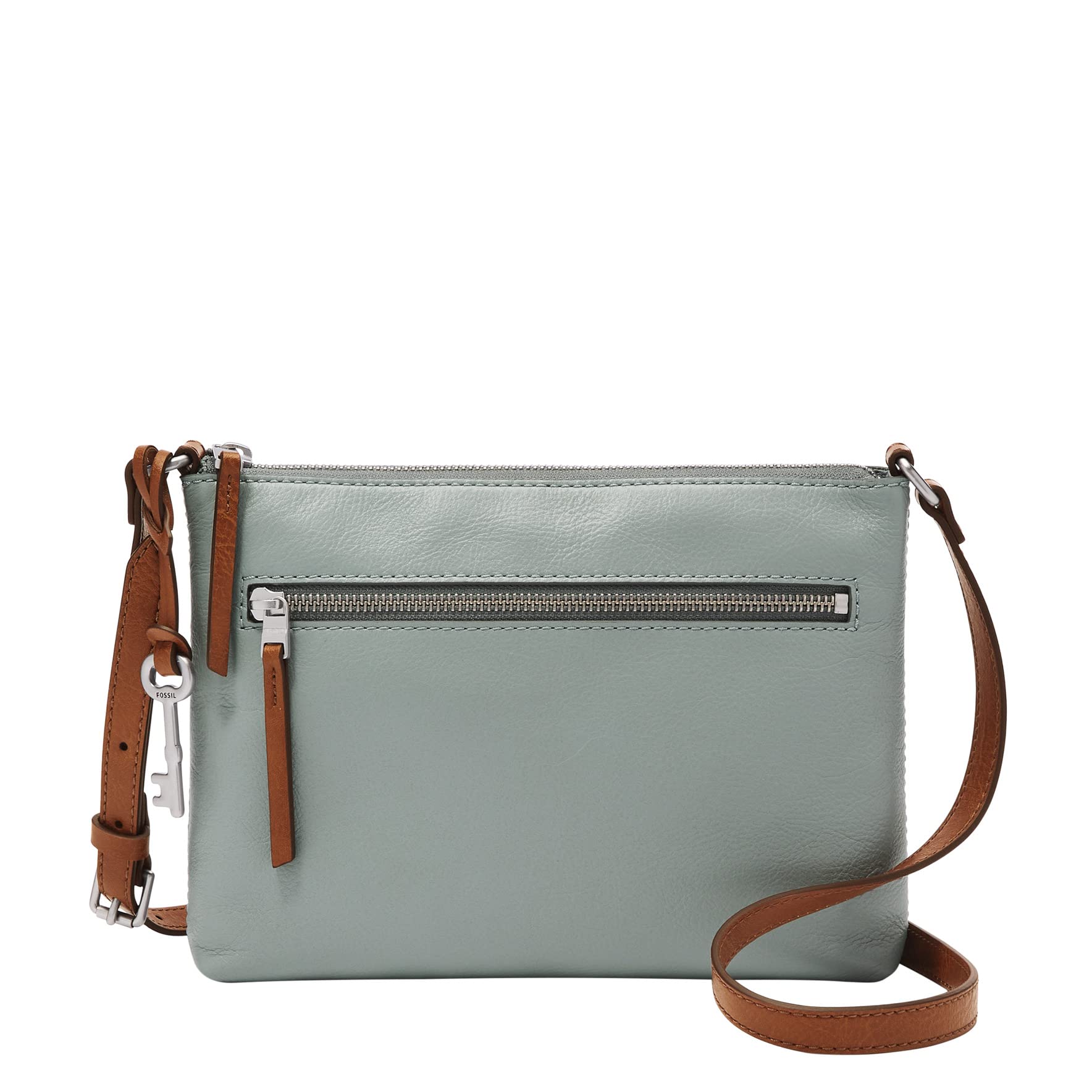 Fossil Womens Fiona Small Crossbody, Smokey Blue, One Size US