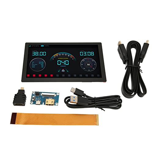 KUIDAMOS Capacitive Touch Screen, Touch Screen Monitor High Color Gamut 1024x600 for Consumer Electronics for Electronic Sentry