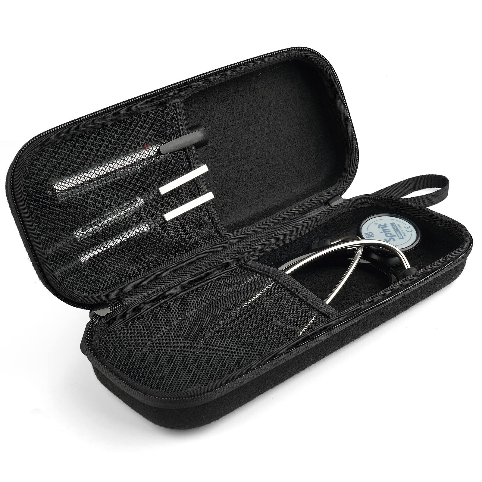 Jsbice Hard Stethoscope Case,Blood Pressure Cuff case, Large Stethoscope Carrying Case with ID Slot, Medical Case for Stethoscope, Stethoscope Carrying Case Travel Bag for Nurse Accessories.