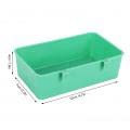 Leftwei 10Pcs Bird Food Water Feeder, Bird Seed Food Feeding Watering Dish Cups Plastic Hanging Bowl Trough Bird Bathtub Accessories for Poultry Parrot Pigeon Parakeet Budgie Cage