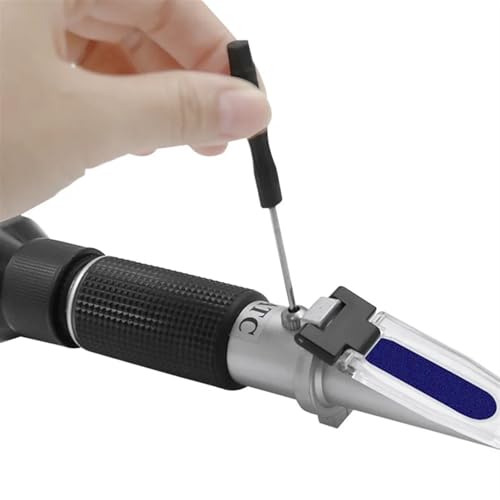 KYKYK Refractometer, 0-90% Sugar Brix Refractometer Food Content Juice Liquid ATC Measurement Tool for Fruit, Homebrewing, Juice, Vegetables