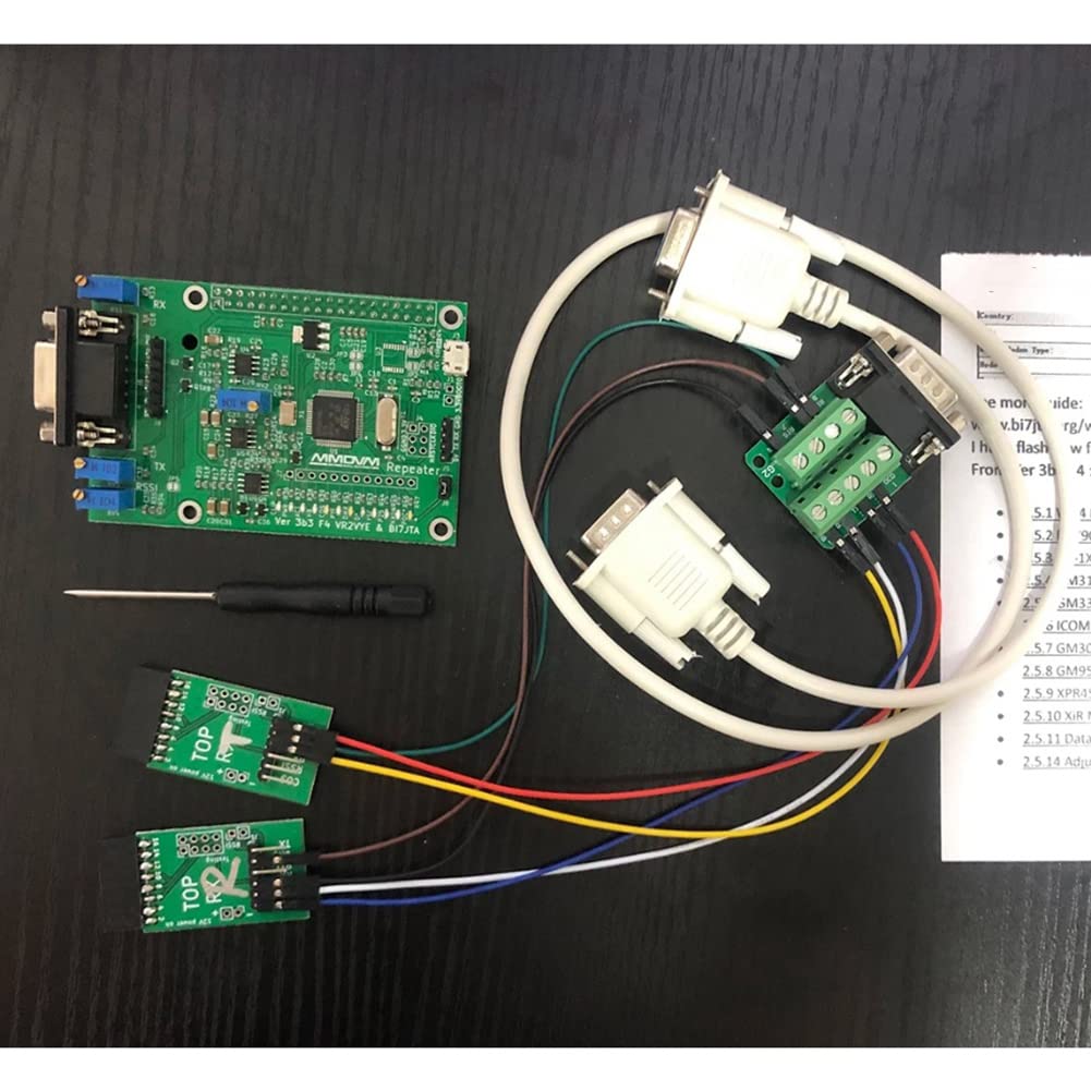 Jteyult MMDVM Repeater Board V3F4 for C4FM/,NXDN DSTAR POCSAG P25,USB for Raspberry Pi4 GM340 GM350 GM360 CM140