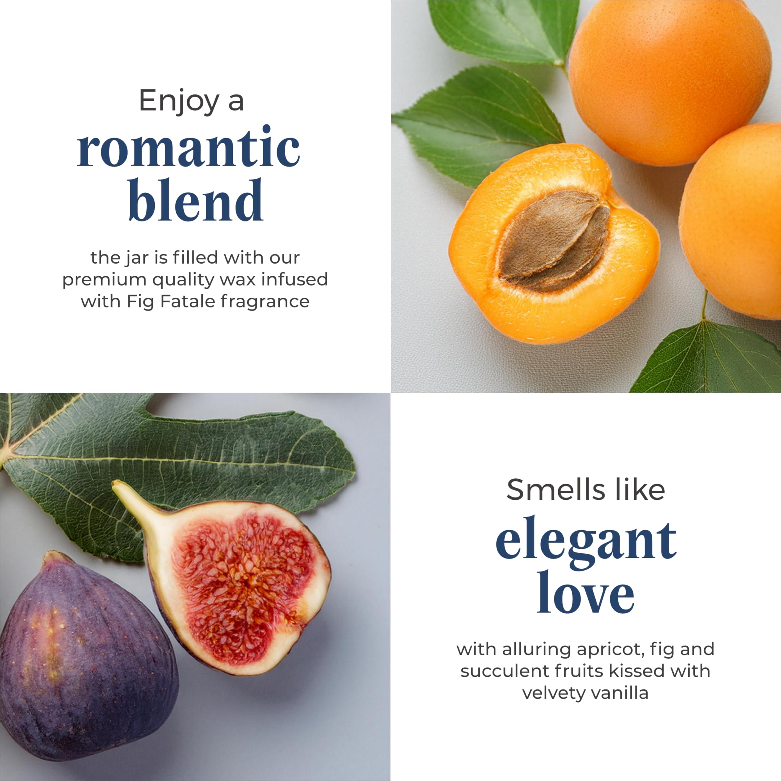 PartyLite Fig Fatale Monochrome Jar Candle β Elegant Black & White Design, Premium Fig & Vanilla Fragrance, Romantic Fruity Blend, 40-60 Hours Burn Time