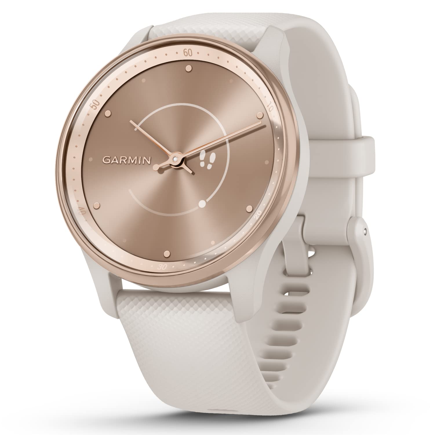 Wearable4U Garmin vivomove Sport, Hybrid Smartwatch, Health Features, Touchscreen, Black Energy Bundle